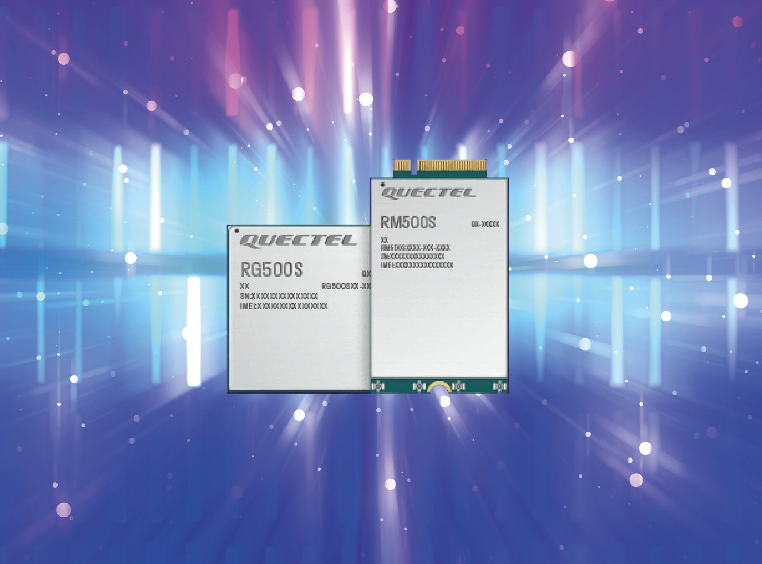 RG500S and RM500S 5G modules from Quectel