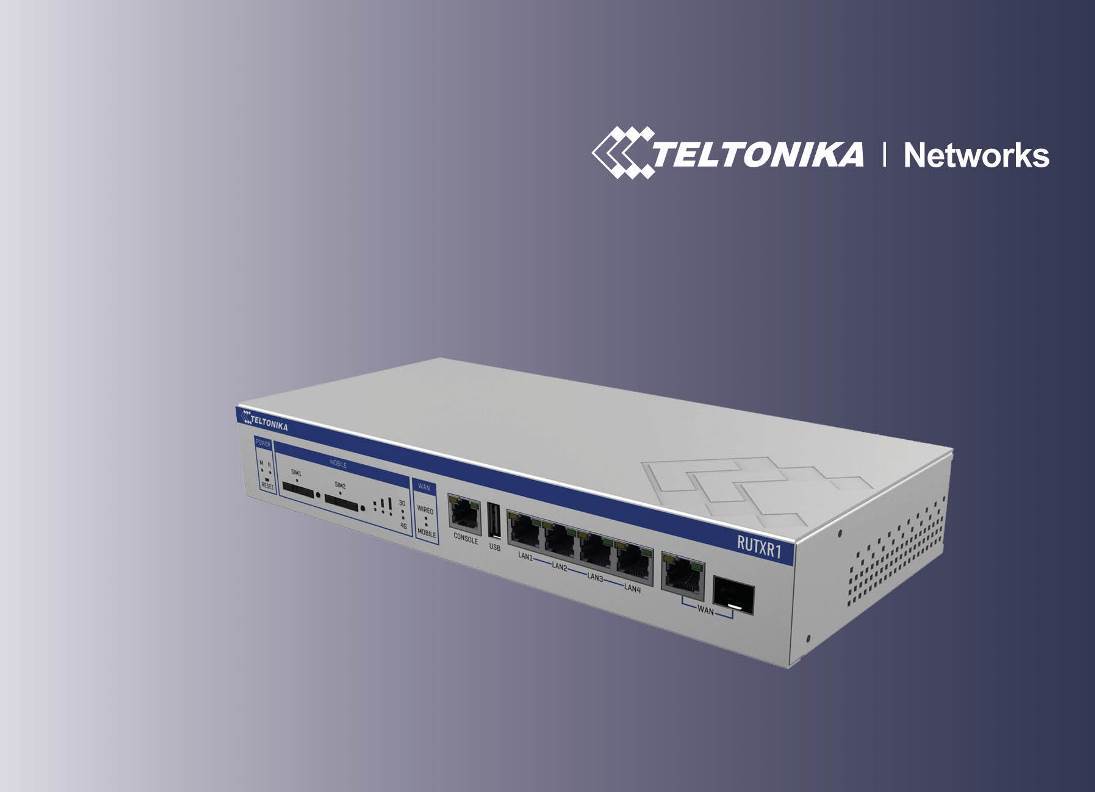 Wi-Fi Router RUTXR1 from Teltonika | Atlantik Elektronik